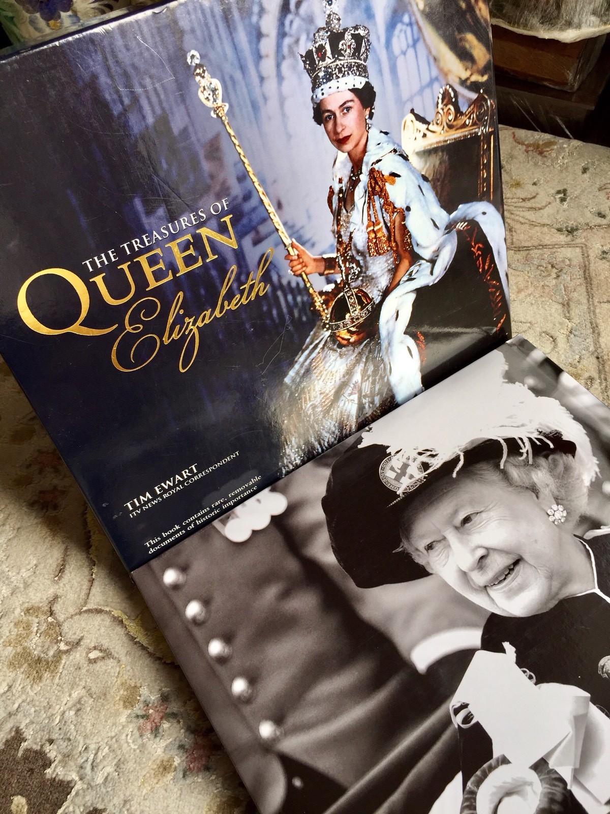 The Treasures of Queen Elizabeth Book By Tim Ewart ITV Royal News ...