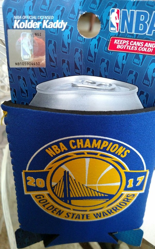 Golden State Warriors 2017 NBA Finals Champions Collapsible Can Cooler ...