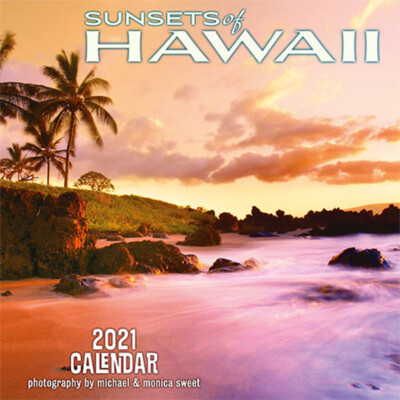 Hawaiian 2021 Deluxe Wall Calendars Sunsets Hawaii Aloha State SALE N ...