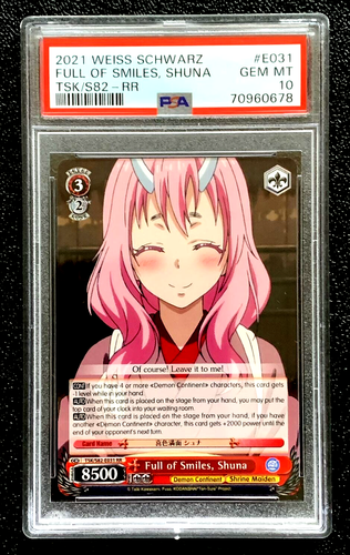 PSA 10 GEM MINT 2021 FULL OF SMILES SHUNA WEISS SCHWARZ TSK/S82 RR #E031 G4938 | eBay