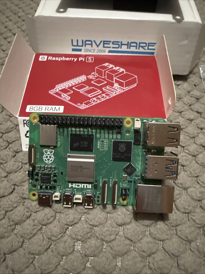 raspberry pi 5 8gb With Screen Waves Share Open boxes | eBay