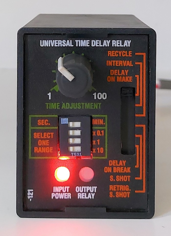 TRU1 Knob Adjustable Universal Time Delay Relay Series | eBay