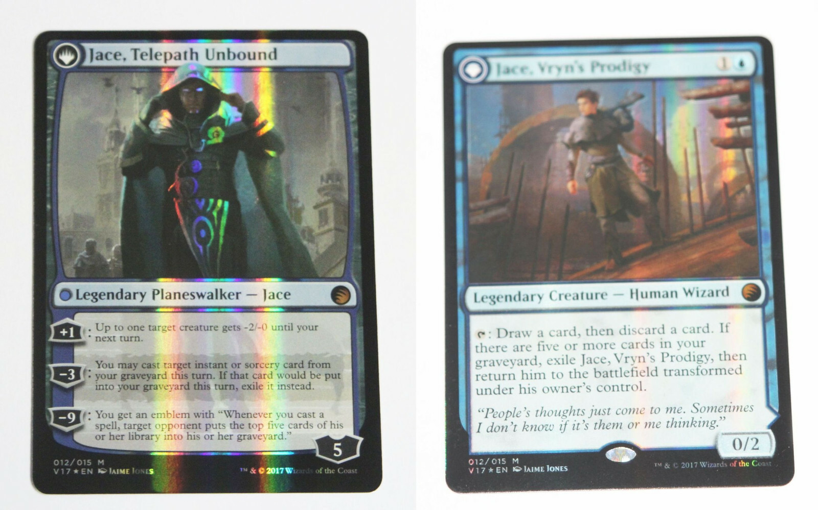 Magic The Gathering Jace Telepath Unbound / Vyrn's Prodigy FTV ...