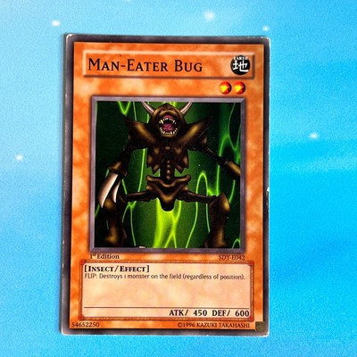 YUGIOH Man Eater Bug SDY-E042 "046" 1st Ed EURO Moderately Played ...