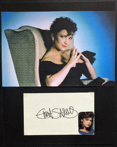Emma Samms Signed & Mounted Card - General Hospital, Dynasty | eBay