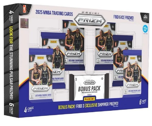 2025 Panini Prizm WNBA Costco Box New Sealed 6 Packs + Bonus Pack In ...