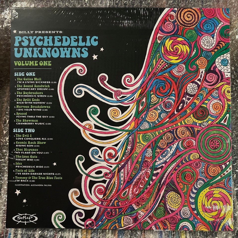 Psychedelic Unknowns Volume 1 **BRAND NEW / SEALED** LP Vinyl Record LP ...