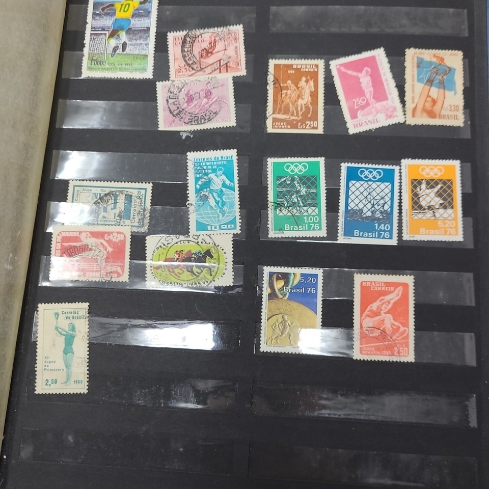 LOT of Over 300+ Vintage Posted Stamps from Large Stamp Collection | eBay