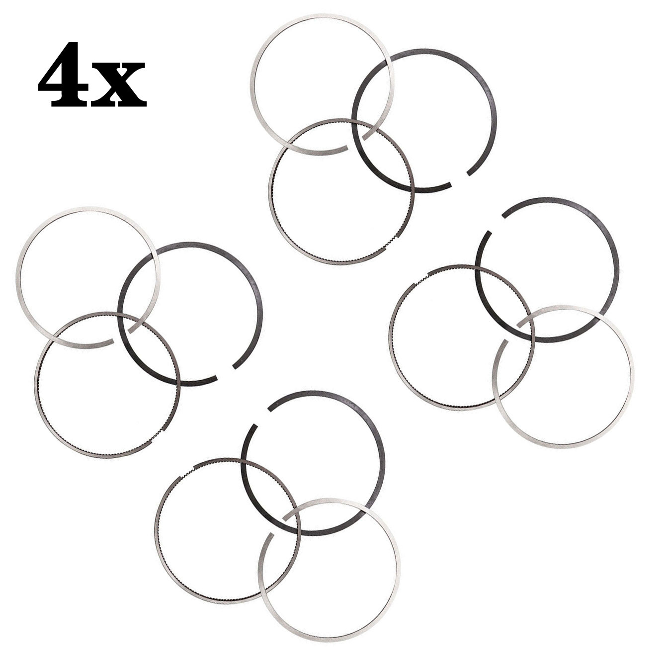 Fits 23040-2G500 Piston Ring Set 11-13 Kia Sorento Optima Hyundai ...