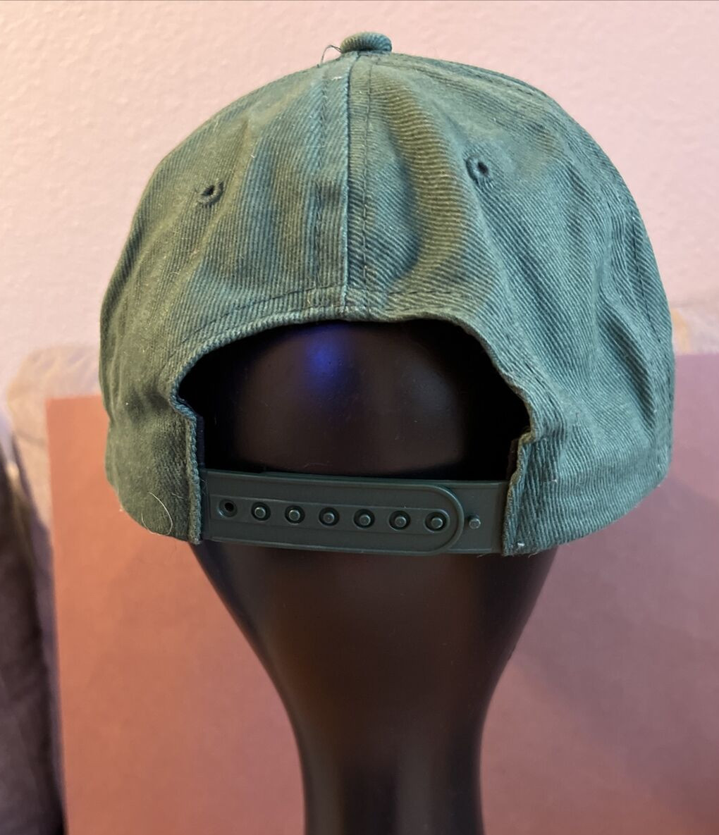 100% Cotton Jameson Forest Green Baseball Hat with Y… - Gem