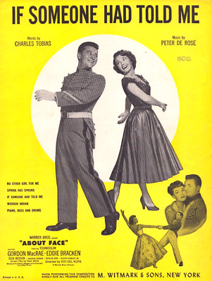 1952 If Someone Had Told Me Sheet Music Piano Guitar Vocal G MacRae ...