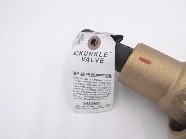 Kunkle Valve CRN0G0787.5C 1-1/4" 45 PSIG Model 6186GFM02AKM for sale ...