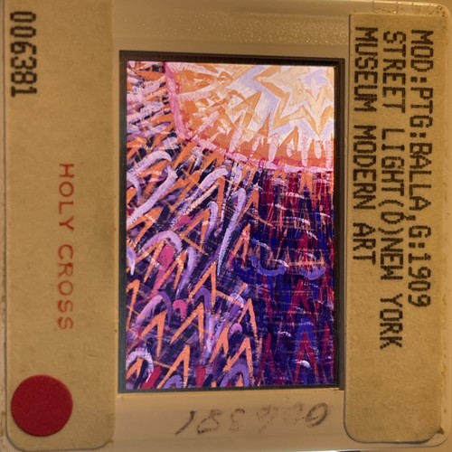 Giacomo Balla “Street Light" 35mm Futurism Italian Art Slide | eBay