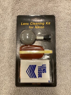 Vintage NIKON Lens Cleaning Kit Complete Made in Taiwan NOS | eBay