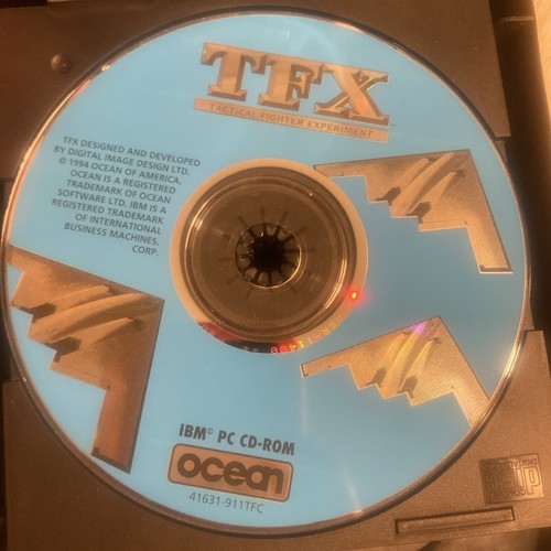 TFX Tactical Fighter Experiment 1994 IBM PC Cd-Rom **Disc Only** OCEAN ...