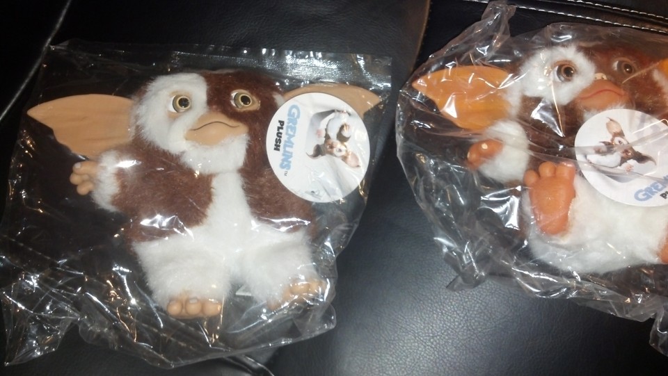 NECA GREMLINS GREMLIN DOLL TOY MOGWAI SMILING FACE GIZMO PLUSH 6" **NEW ...