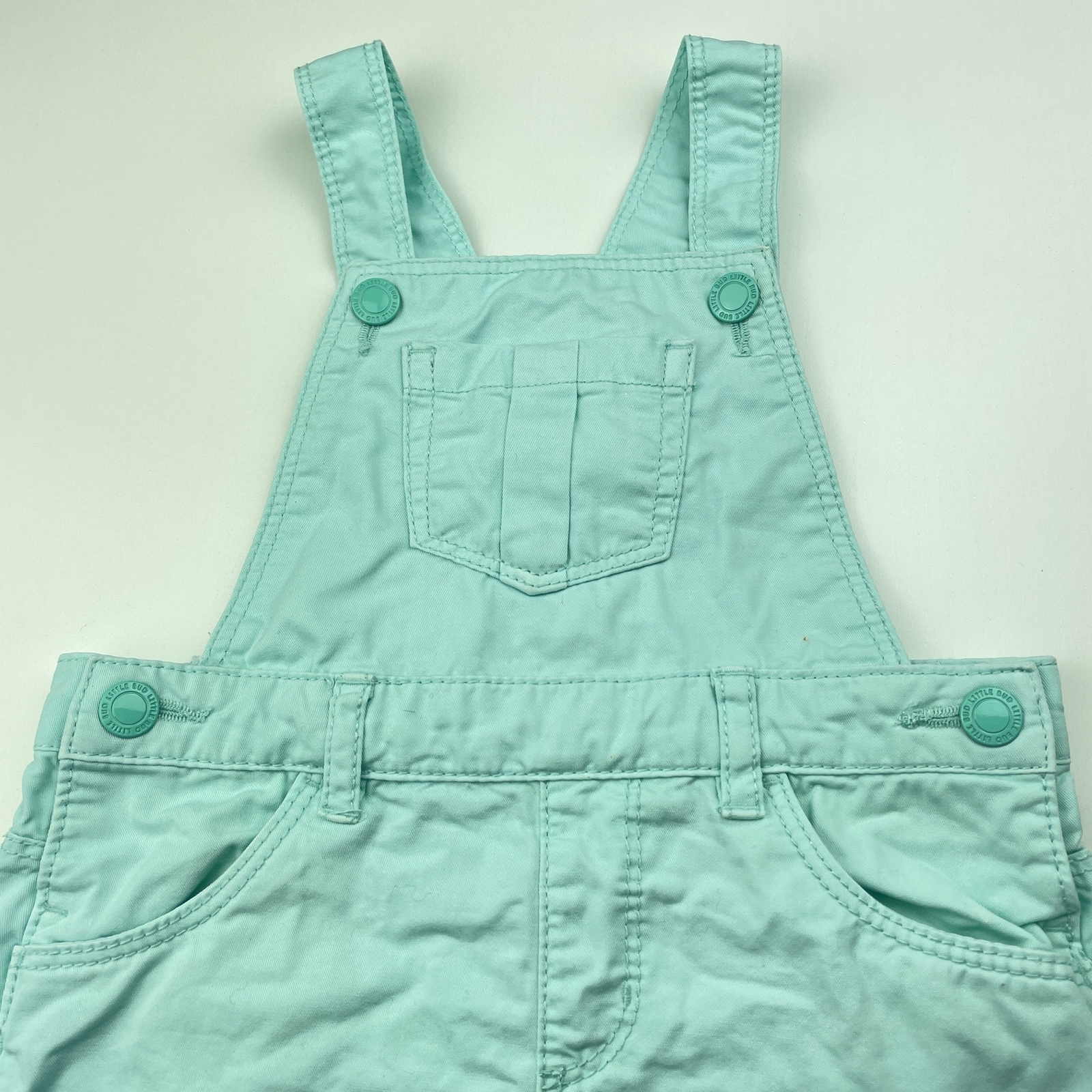 Girls size 1, Target, blue cotton overalls dress / pinafore, FUC | eBay