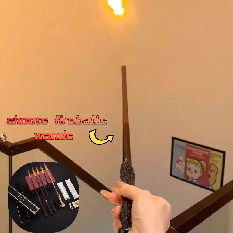 Incendio Magic Wand: Real Fireball Shooting Wizard Prop - Premium ...