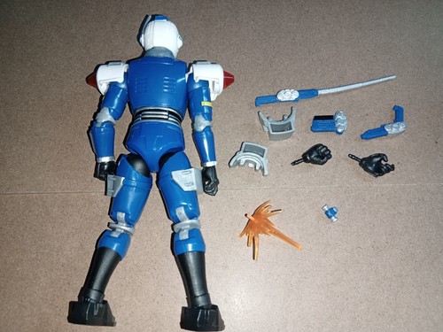 Turbo Blue Senturion Power Rangers Lightning Collection Figure Complete ...