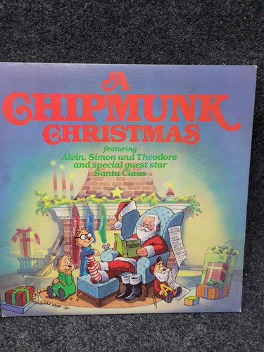 Vintage A Chipmunk Christmas Vinyl Record RCA 1981 Alvin Simon Theodore ...
