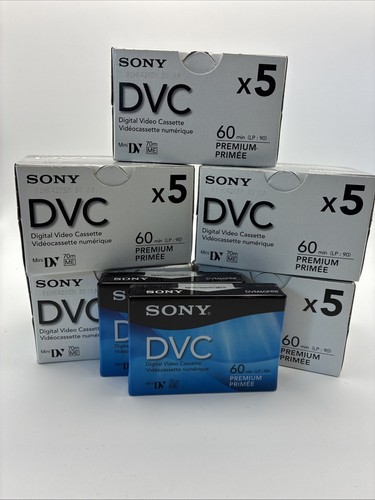 Sony DVC Digital Video Cassette 27 Tapes 60 Min Brand New Premium Mini ...