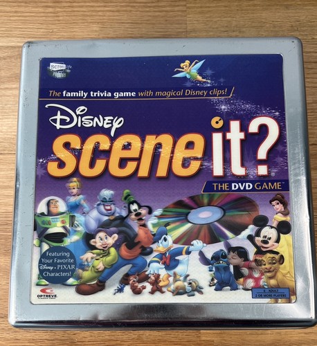 Disney Scene It? DVD Board Game Deluxe Collectors Edition in Tin 2006 ...