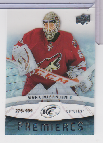 Mark Visentin Coyotes 2014-15 Upper Deck Premieres 275/999 #99 ...