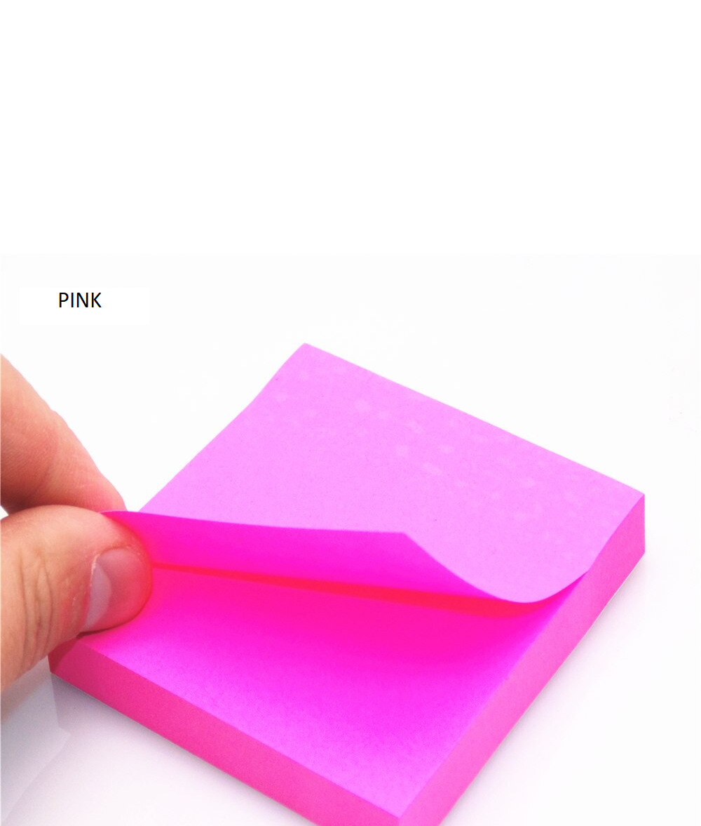 STICKY NOTES REMOVABLE 100SHEETS COLORFUL REMINDER MEMO PAD FREE ...