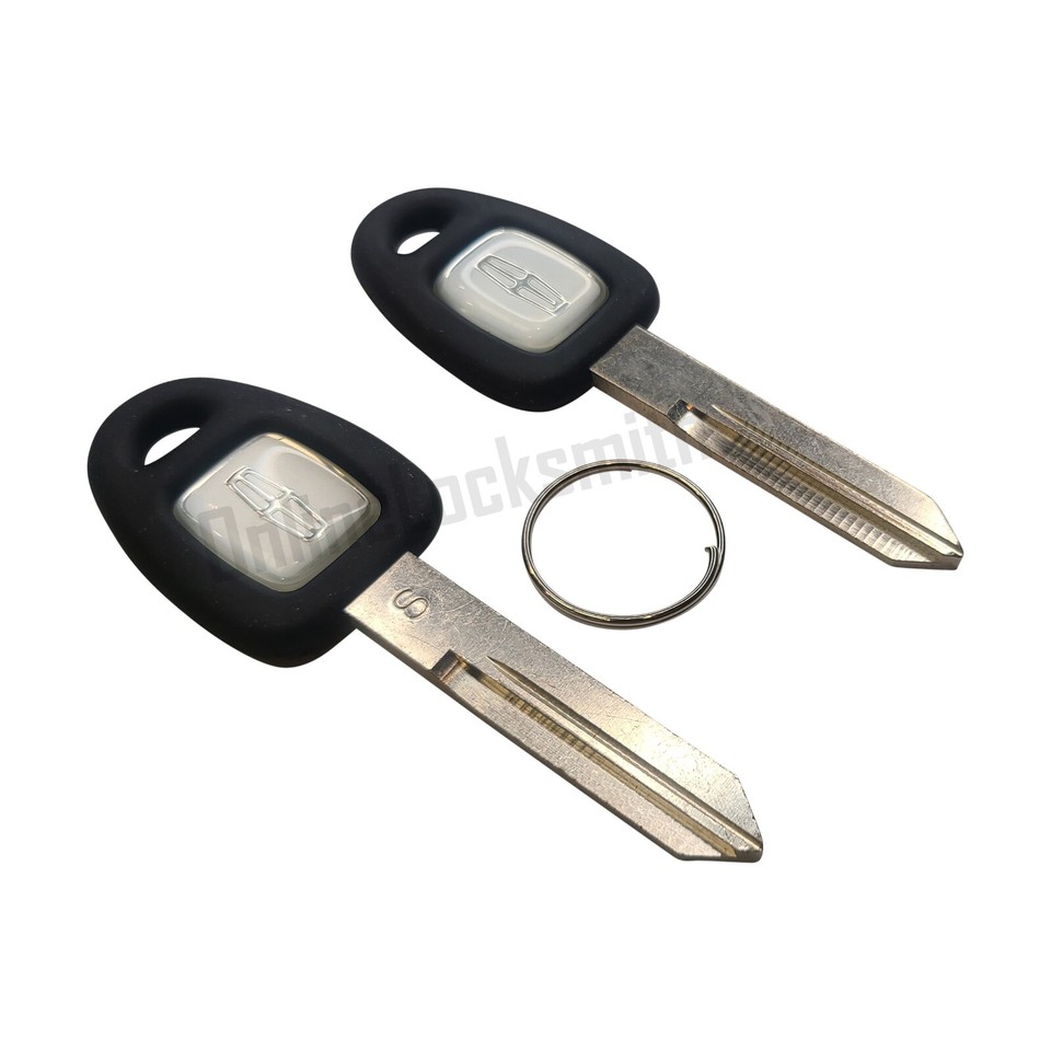 2x New Lincoln OEM Jewel Logo Uncut Master Key Blank for Ford Lincoln ...