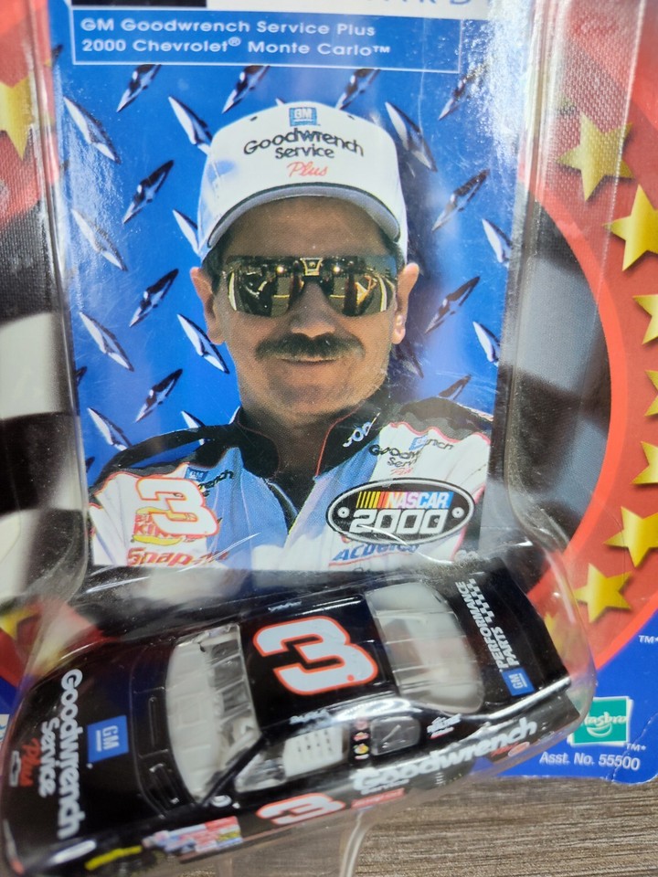 Nascar #8 Dale Earnhardt 1/64 car with hood And Acrylic Keychain NOS | eBay