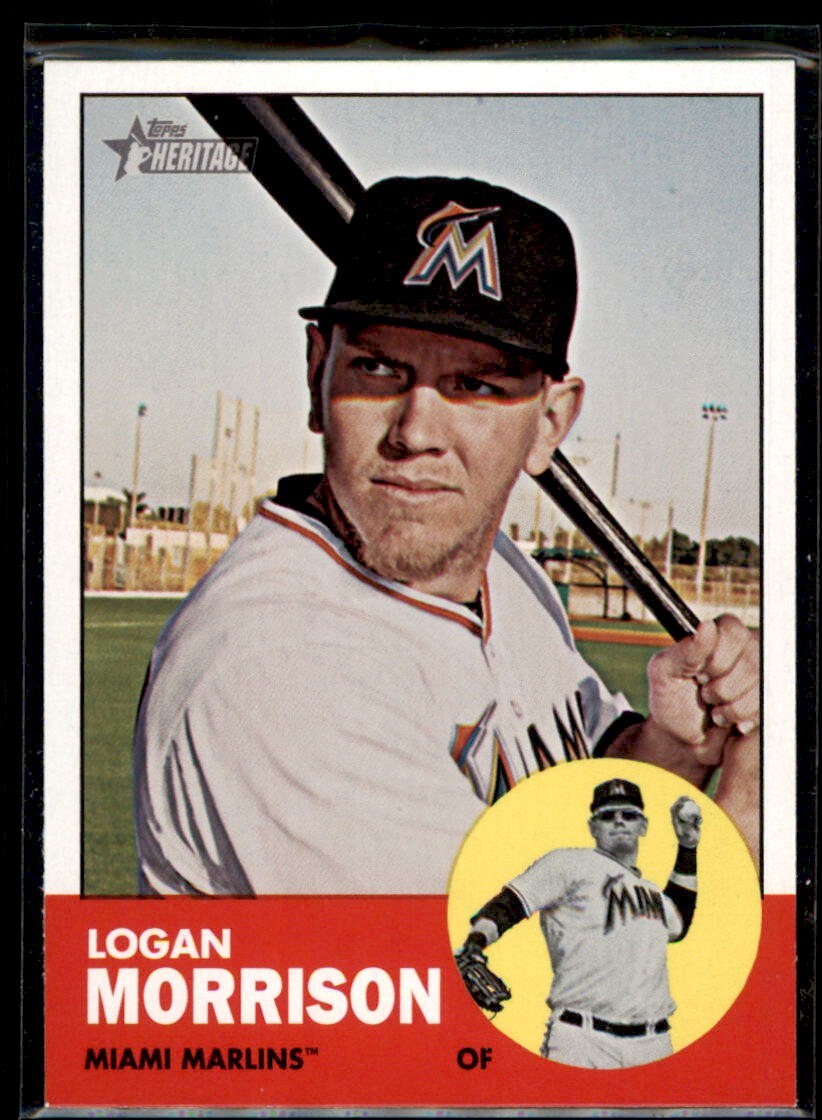 2012 Topps Heritage Logan Morrison #385 Miami Marlins | eBay