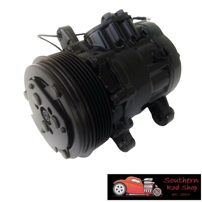 Black Mini Sanden SD7 7176 Style AC Air Compressor | HC5005BK ...