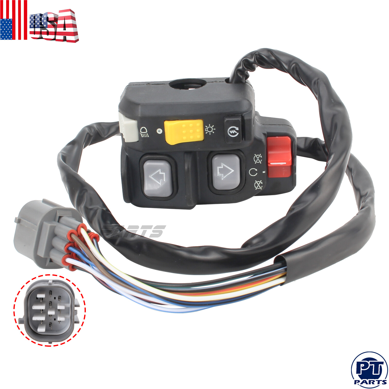 Electric Shift Push Button Shifter Assy for Honda TRX350 Rancher 2000 ...