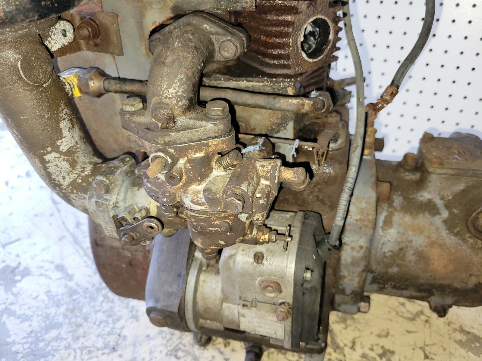 Wisconsin Model AENL Hand Crank Engine Ser 3261035 Mostly Complete With ...