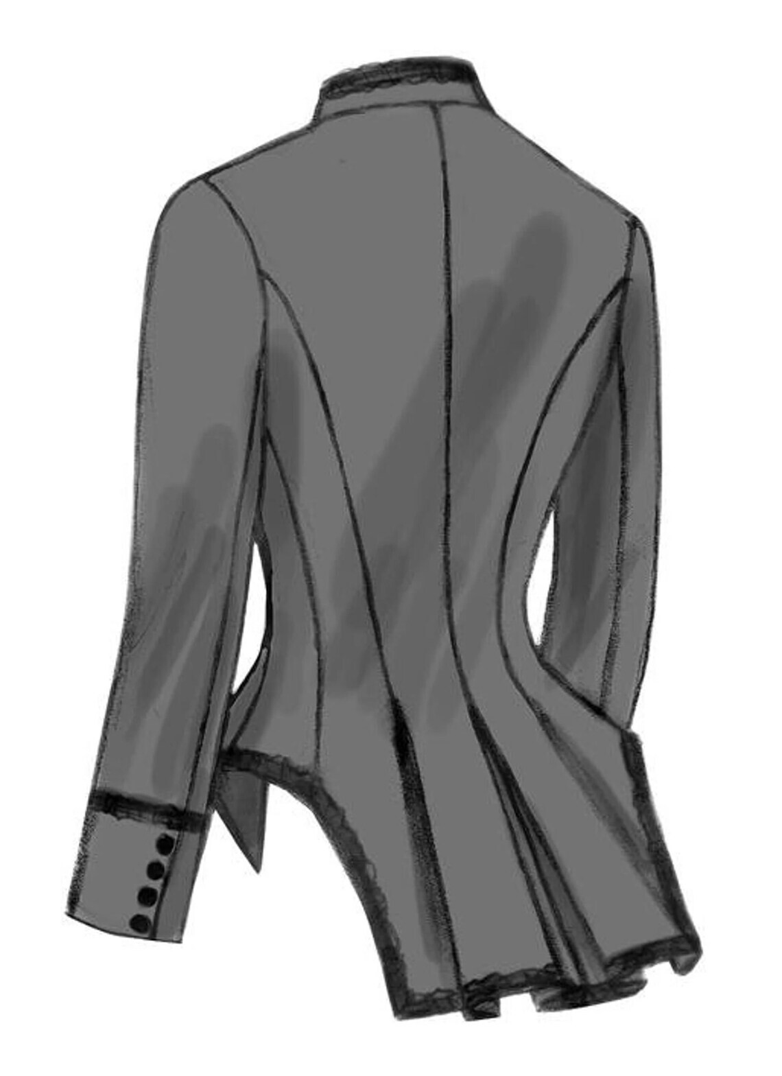 Butterick USA Sewing Pattern B 6400 A5 Ladies Jacket Blazer History ...