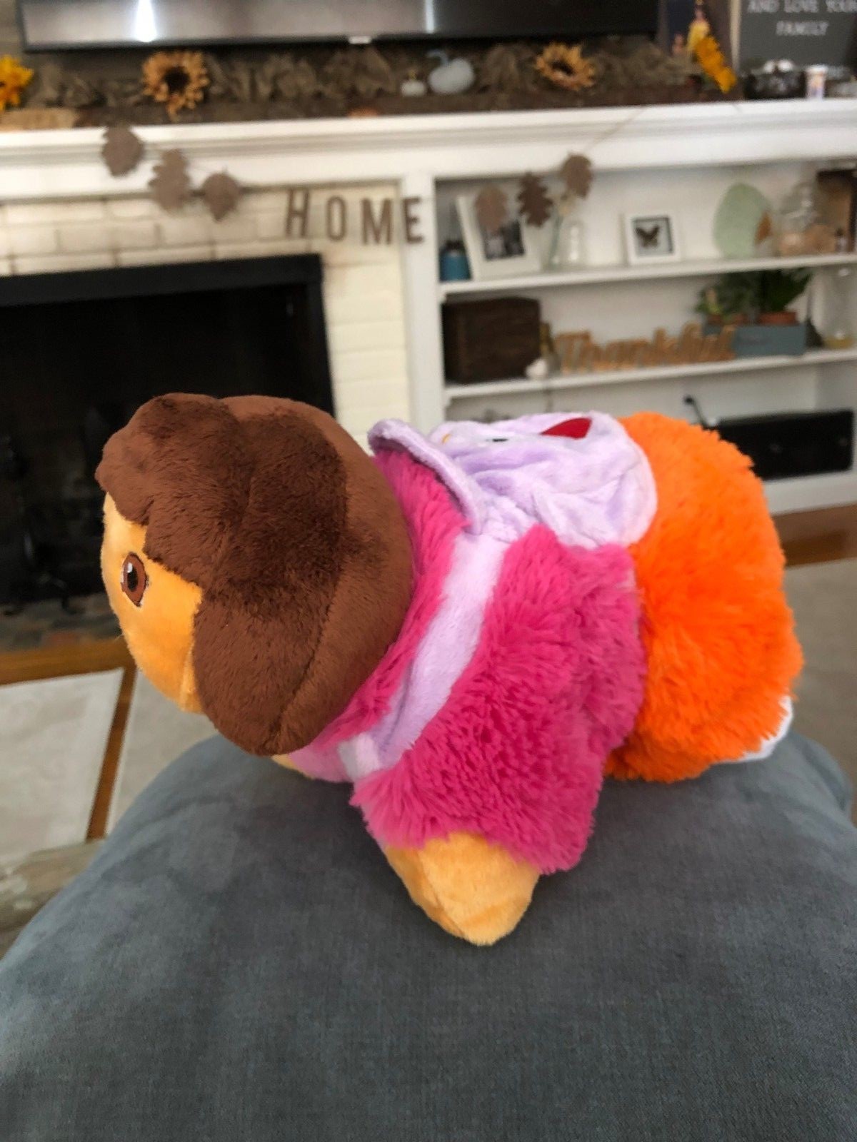 DORA THE EXPLORER PILLOW PET PEE-WEES SOFT CUDDLE PLUSH DOLL CUSHION 11 ...