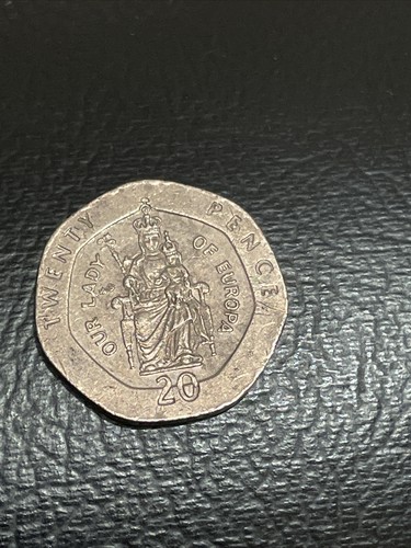 1988 Gibraltar 20p Twenty Pence Coin - Our Lady of Europa | eBay UK