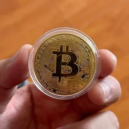 Coin Bitcoin bit BTC Alloy Souvenir Gold Plate with prestigious case | eBay