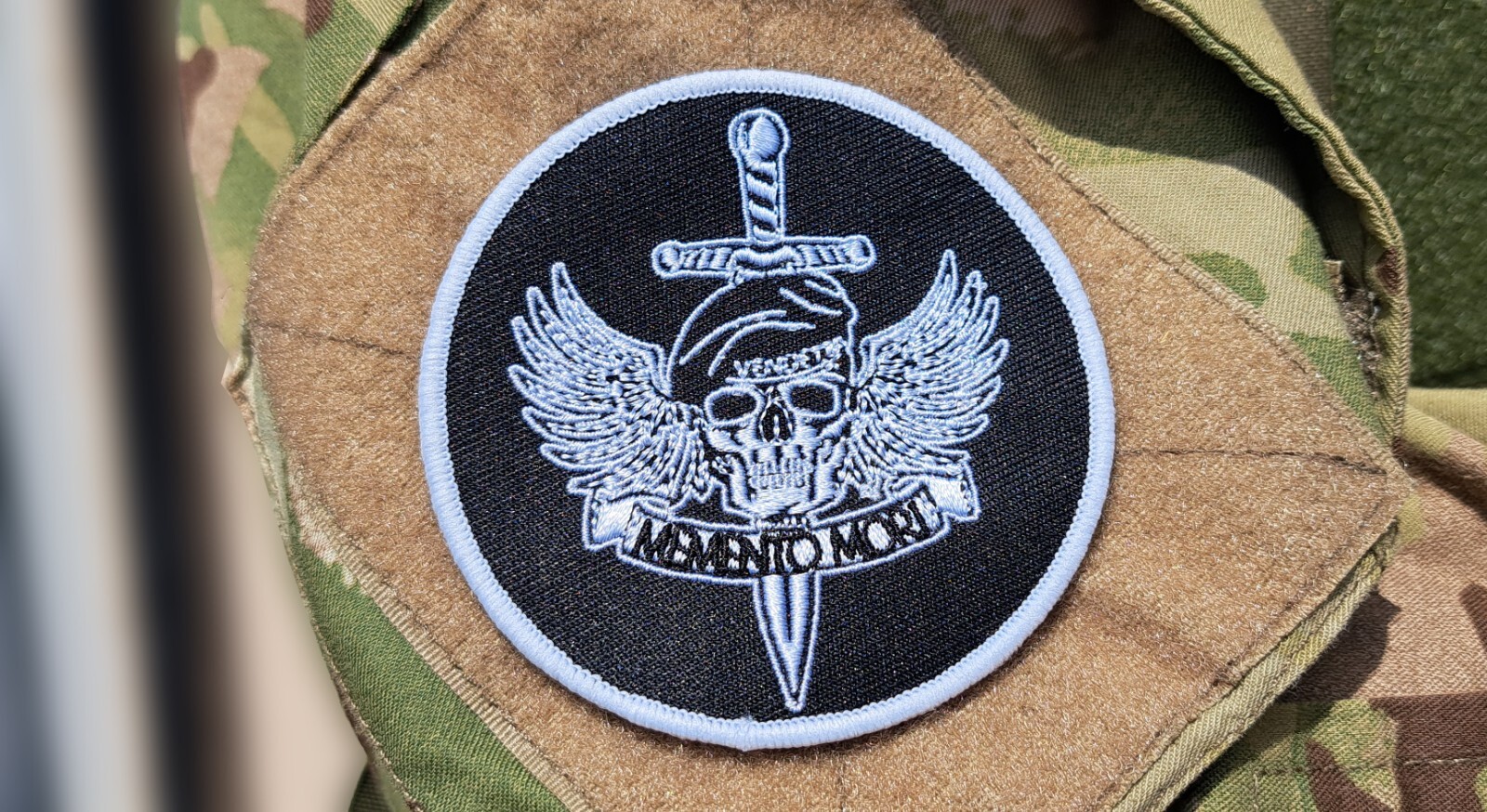 Memento Mori PMC Military Morale Patch - Grim Reaper Skull Private ...