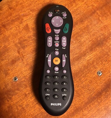 TIVO REMOTE ~ VINTAGE PHILIPS BRANDED ~ BLACK ~ MADE IN KOREA | eBay
