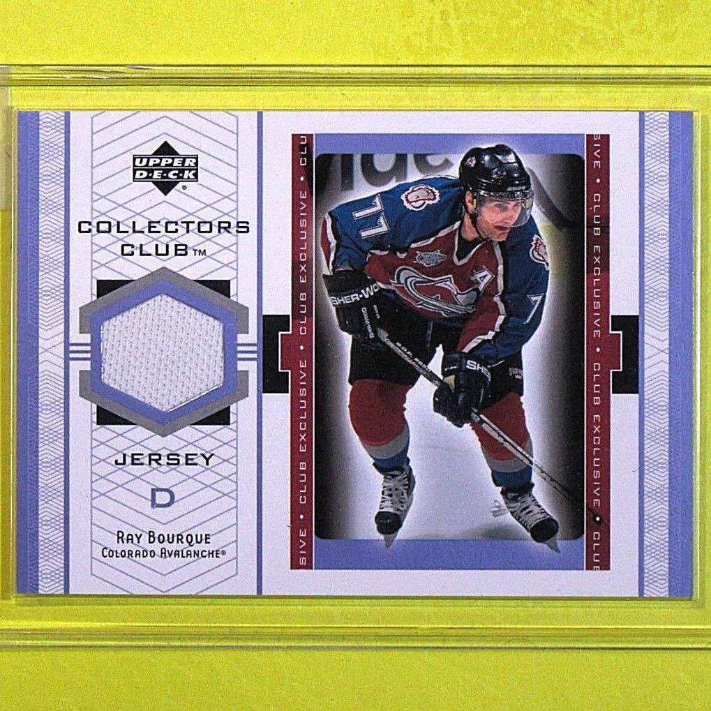 RAY BOURQUE 2002-03 " COLLECTORS CLUB GAME USED " #RBJ Boston Bruins | eBay