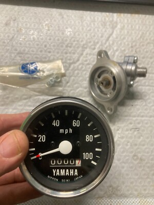 NOS OEM Vintage Yamaha snowmobile GPX / SRX ? speedometer 100 MPH # 878 ...