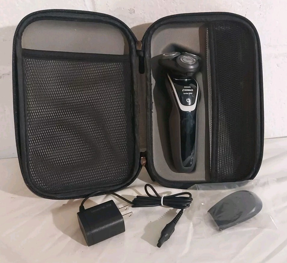 Philips Norelco Series 5000 S5210/81 Wet and Dry Electric Shaver Open ...