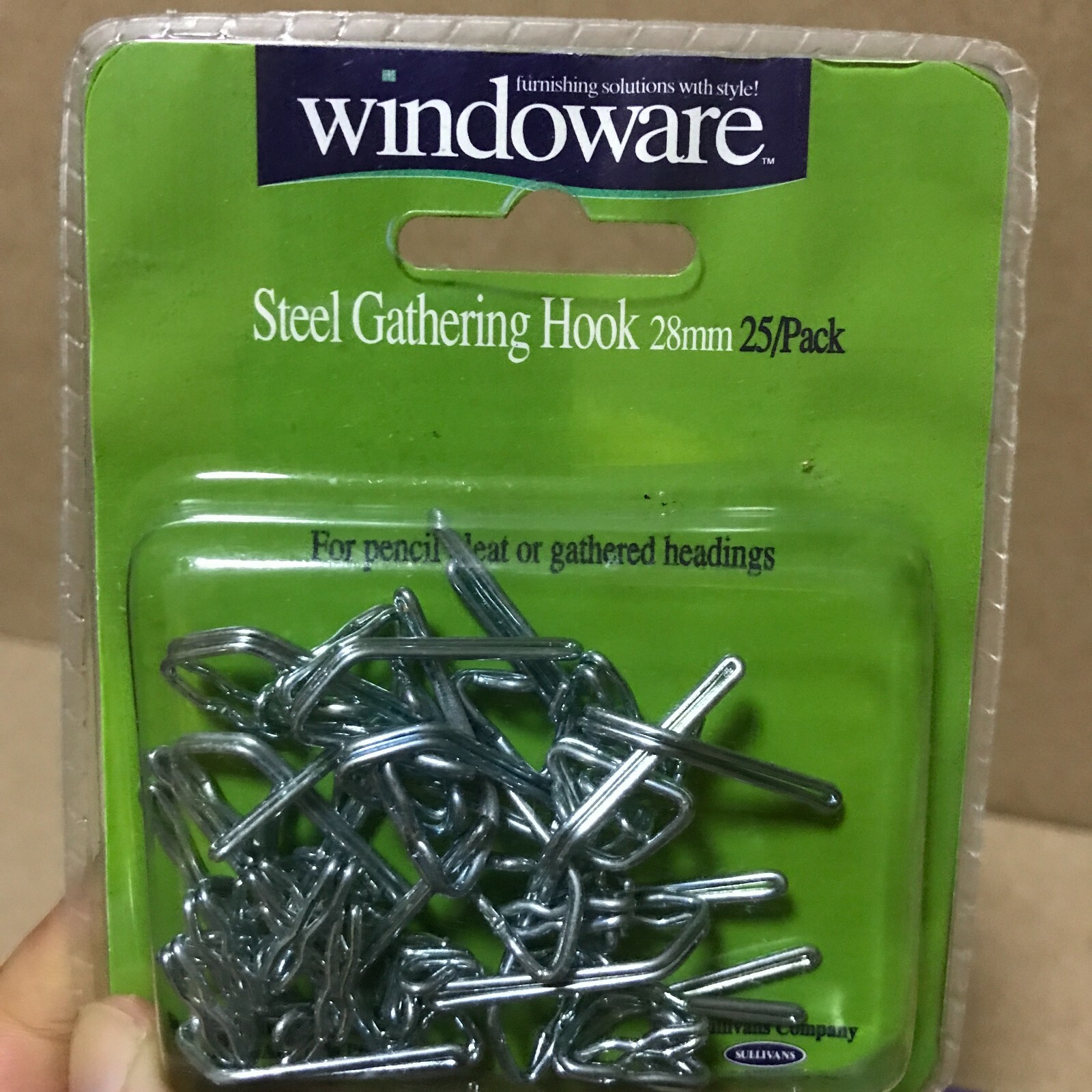 Windoware Curtain Rod Pole Brackets + Gathering Hooks | eBay