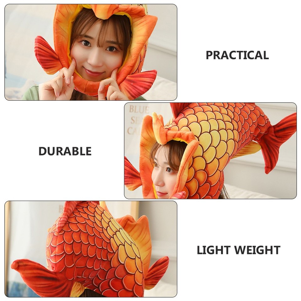 Festive Headwear Fish Hat Costume Party Cosplay Costumes for Women ...