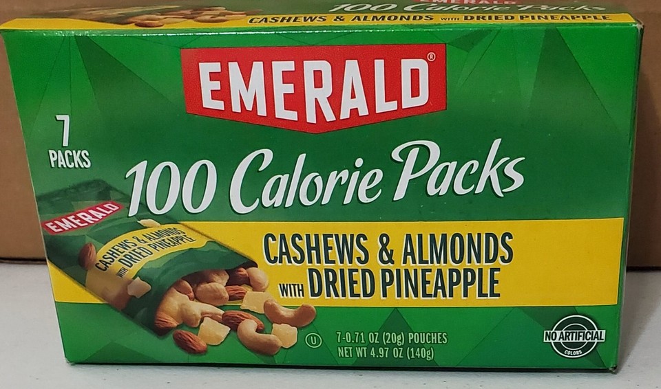 Emerald Cashew Almond Dried Pineapple 35ct Pack | Nut & Fruit Pantry ...