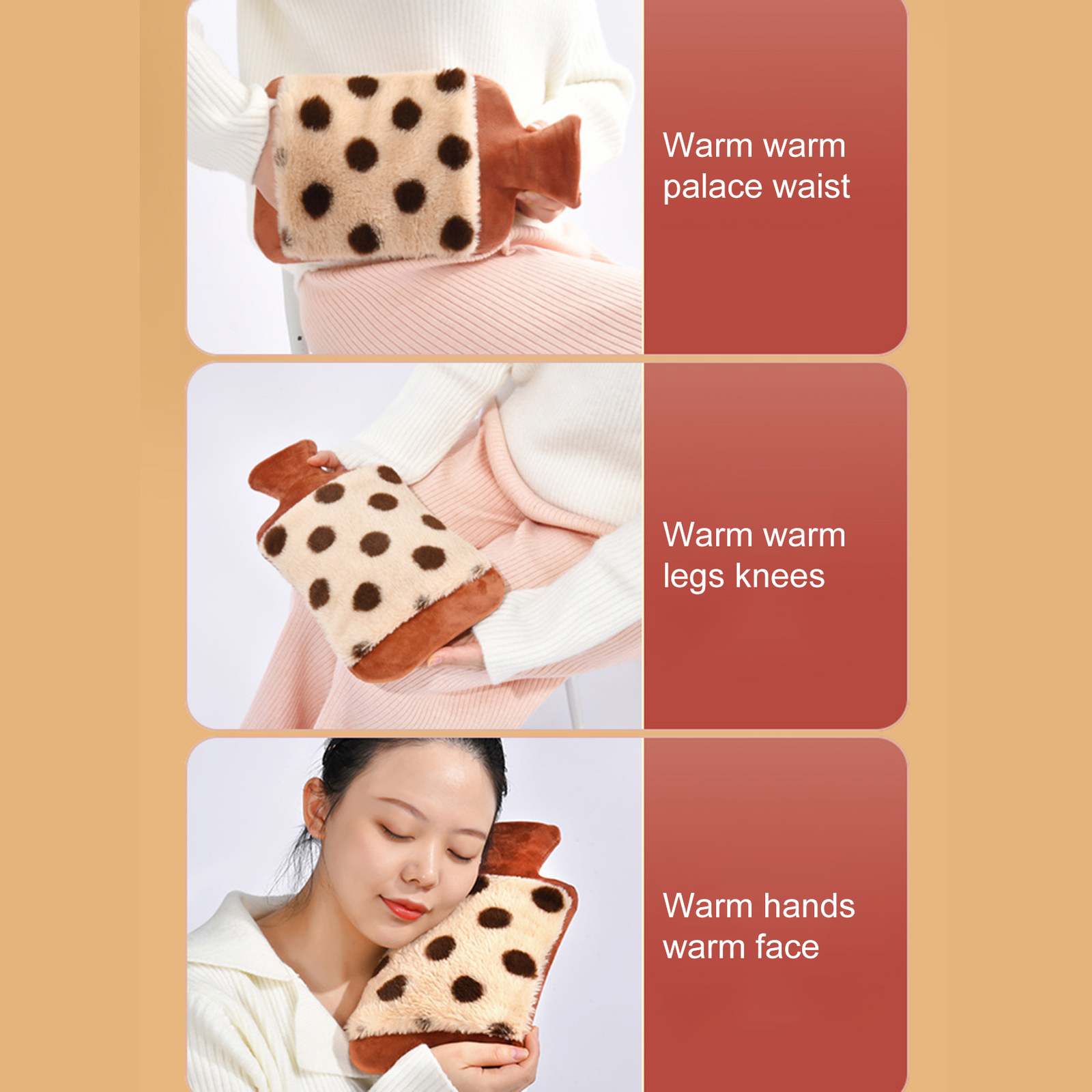 2l Hand Warmer Bag Reused Heating Long Lasting Hot Water Bag Multi ...