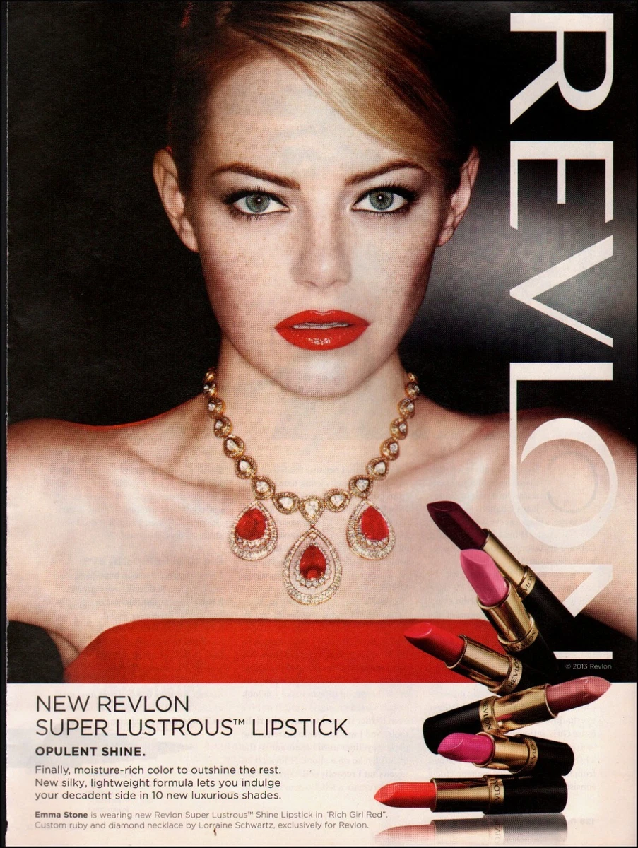 Emma Stone Revlon Red Lipstick