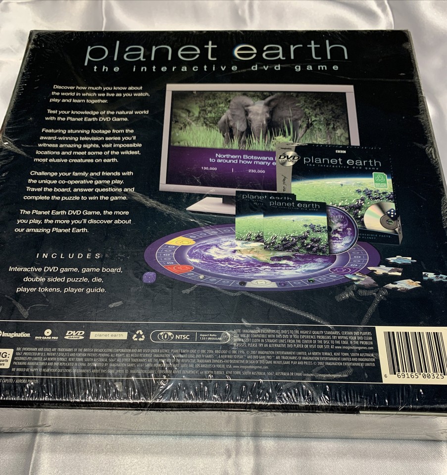 Planet Earth DVD Game - The Interactive DVD Game! BBC Imagination - New ...