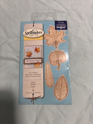 Spellbinders Die LEAVES 2 D-Lites S2-199 Fall Autumn Crafts Cut emboss ...